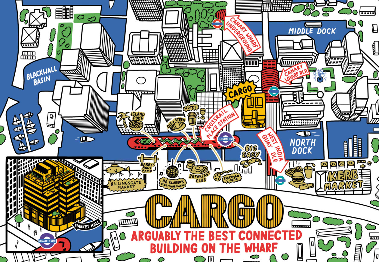 CARGO 25 North Colonnade | Offices To Let | Out + About